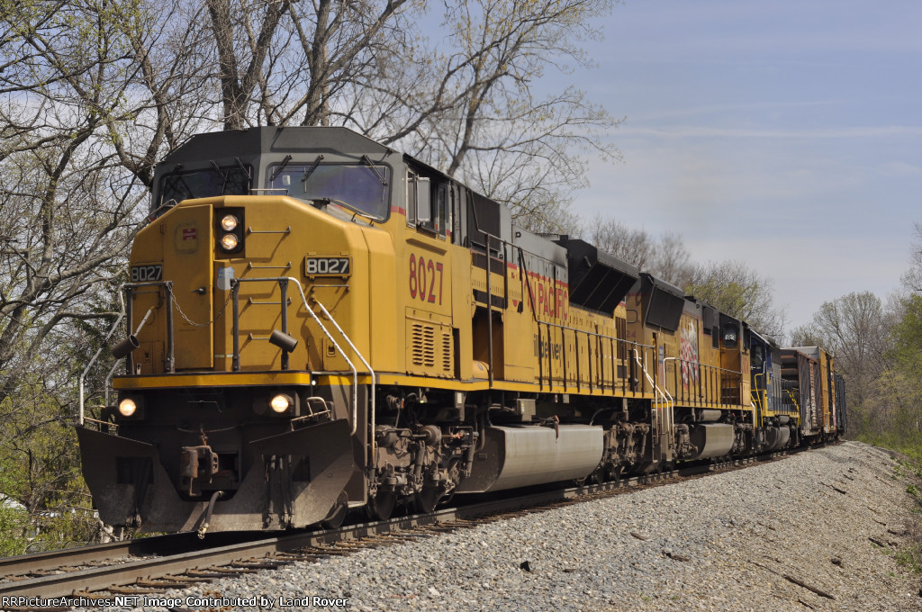 UP 8027 On CSX Q 361